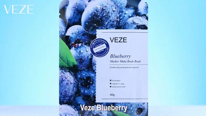 [BPOM] - VEZE Fruit Mask Masker Wajah Natural Sheet Mask Treatment ...