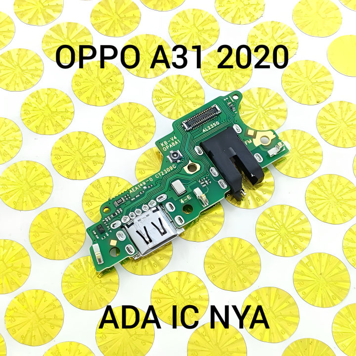 Papan Konektor Charger Oppo A31 2020 Original With Ic Board Charger ...
