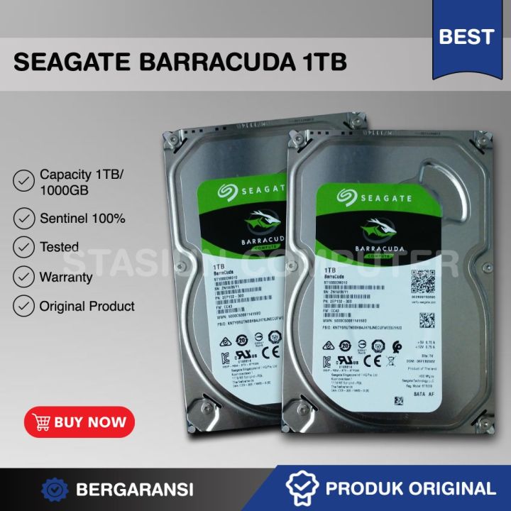 HARDDISK 1 TB / HDD 1TB SEAGATE BARRACUDA 1000GB PC 3.5 INCH | Lazada ...
