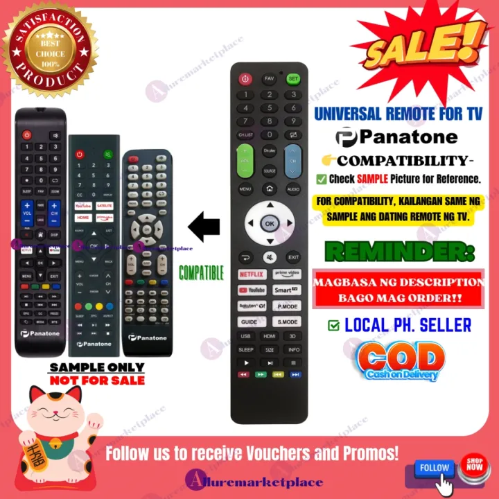 PANATONE Smart TV Remote Universal [**Mag Basa B4 Umorder**] Ready to ...