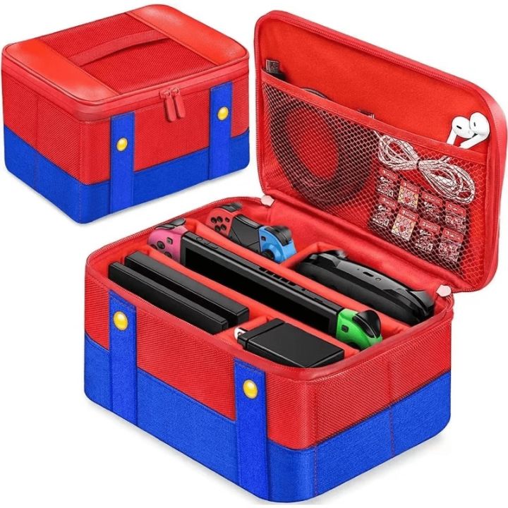 Large Storage Case For Nintendo Switch OLED Console Pro Controller ...