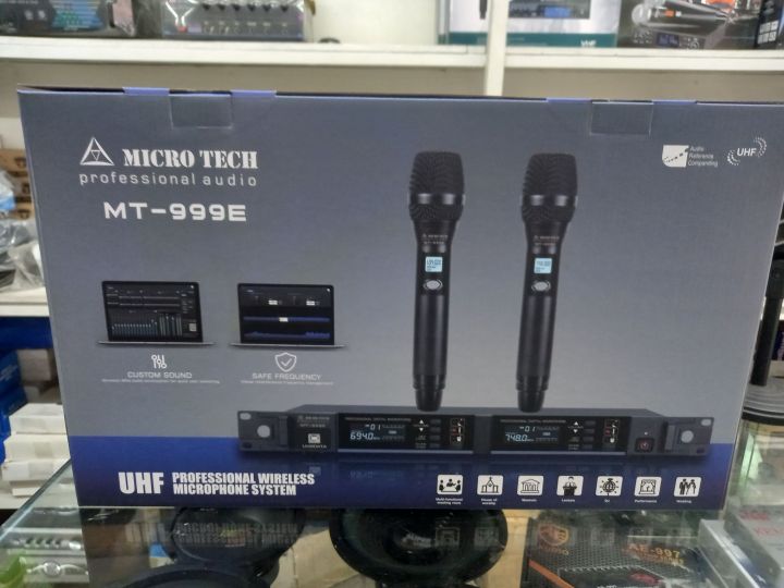 ไมค์ลอย Microtech MT-999E UHF จูนคลื่นได้ | Lazada.co.th