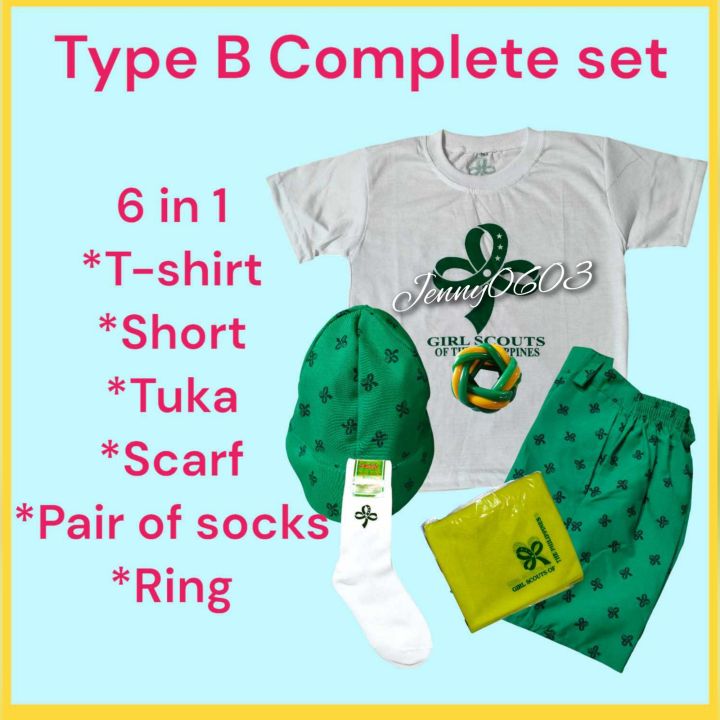 GSP Girl Scout Uniform Type B 6in1 Complete Set | Lazada PH GSP Girl Scout Uniform Type B 6in1 Complete Set | Lazada PH