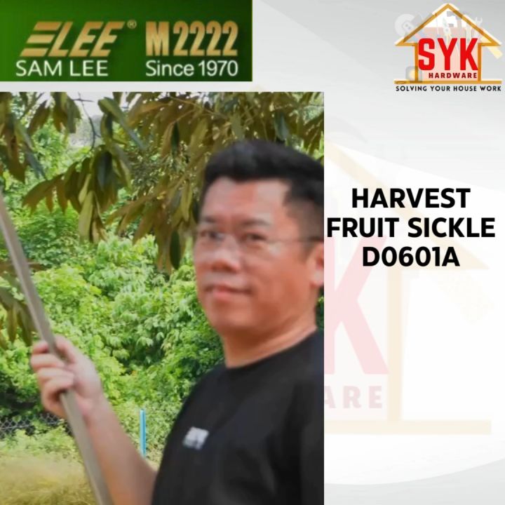 SYK Samlee D0601A Harvesting Fruit Sickle Gardening Tools Fruit Sickle ...
