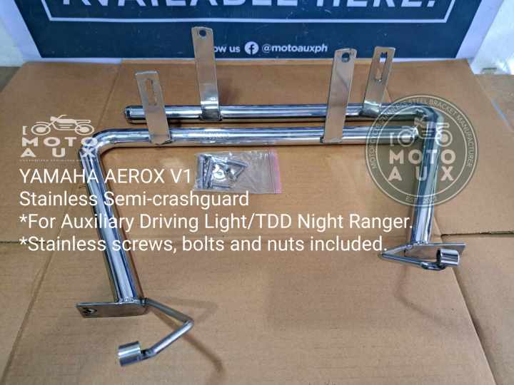 Aerox v1 Semi-crashguard Auxiliary Bracket for TDD Night Ranger | Lazada PH