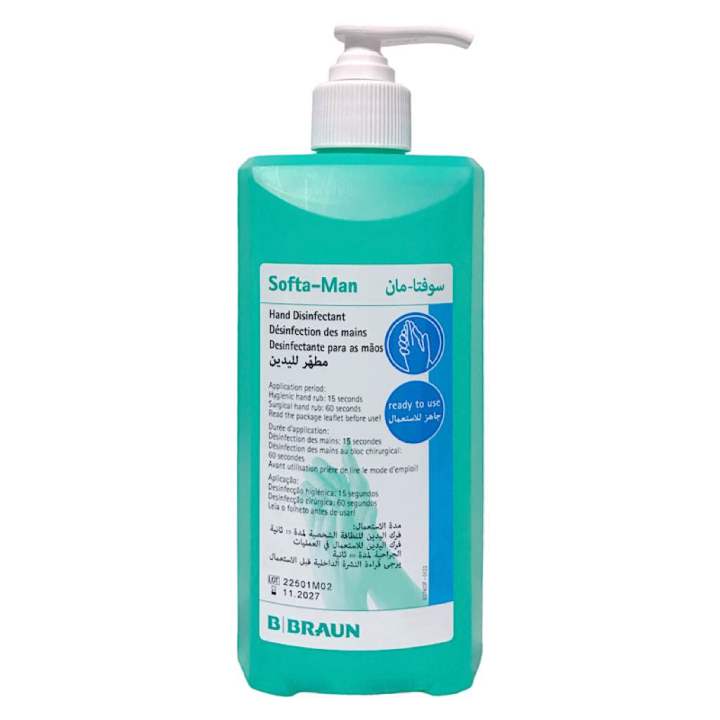 B. Braun Softa-Man® Hand Rub | Sanitizer 👍🏻 Hand Disinfection (Direct ...