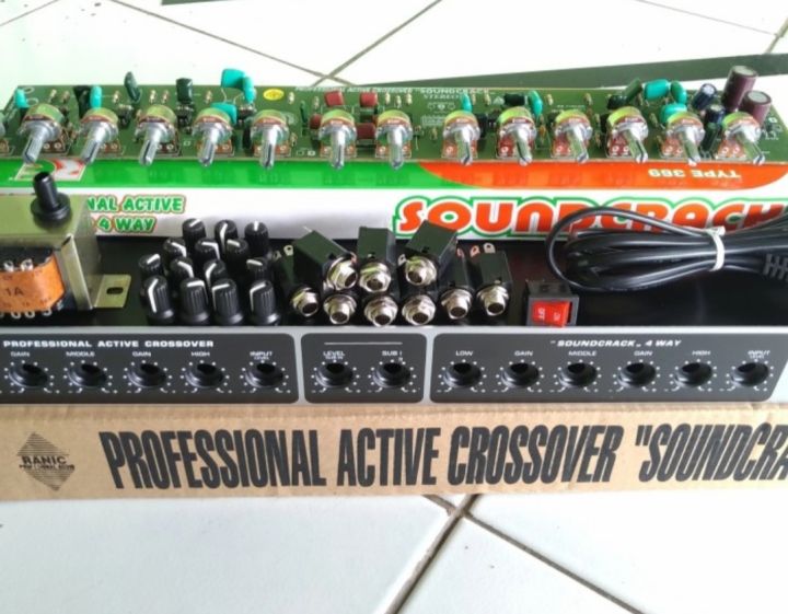 PAKET KOMPLIT CROSSOVER 4 WAY SOUNDCRACK PLUS ACCESORIS | Lazada Indonesia