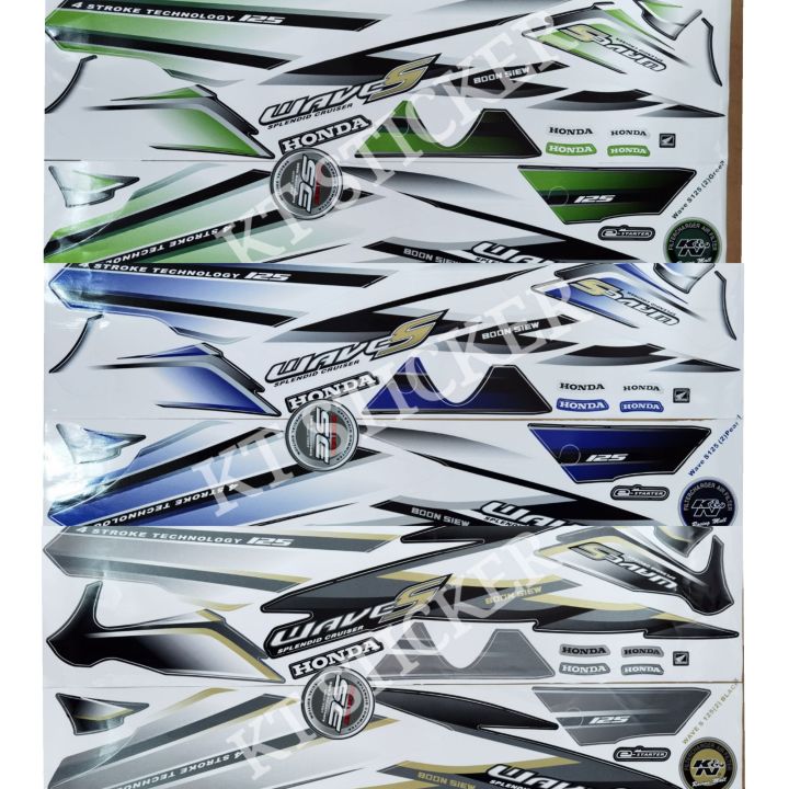 HONDA WAVE 125S (2) BODY STICKER | Lazada