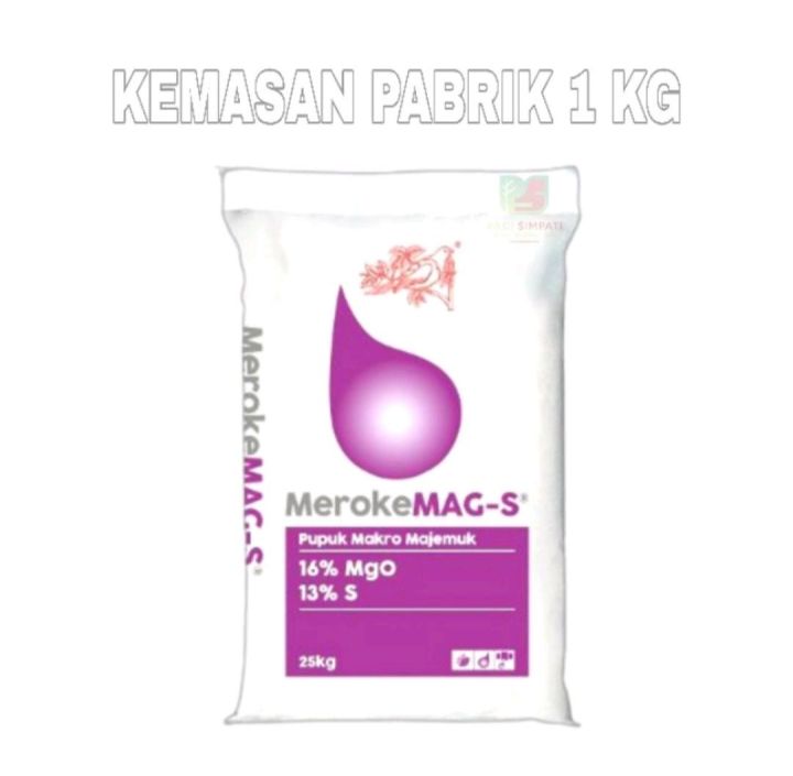 Meroke MAG-S 1 kg - Pupuk Magnesium Sulfat Hidroponik Grade | Lazada ...