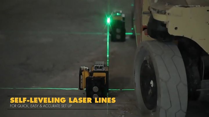 [สินค้าใหม่] DEWALT DW089 ไร้สาย 12V แบตเตอรี่ลิเธียมสีเขียวเครื่องวัด ...