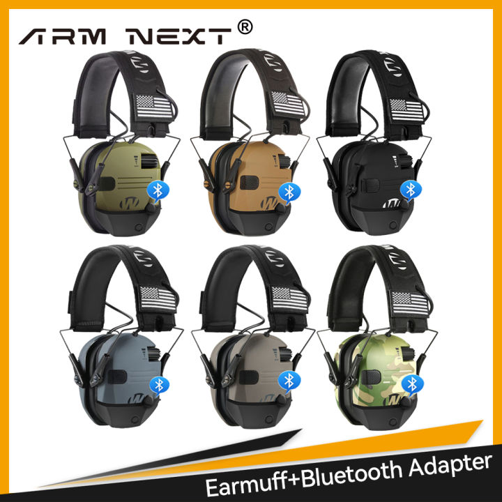 5.1 Bluetooth Earmuffs Electronic Acttive Headphone Safety Shooting Ear ...