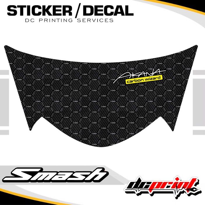 Suzuki Smash Carbon Vinyl Sticker | Lazada PH