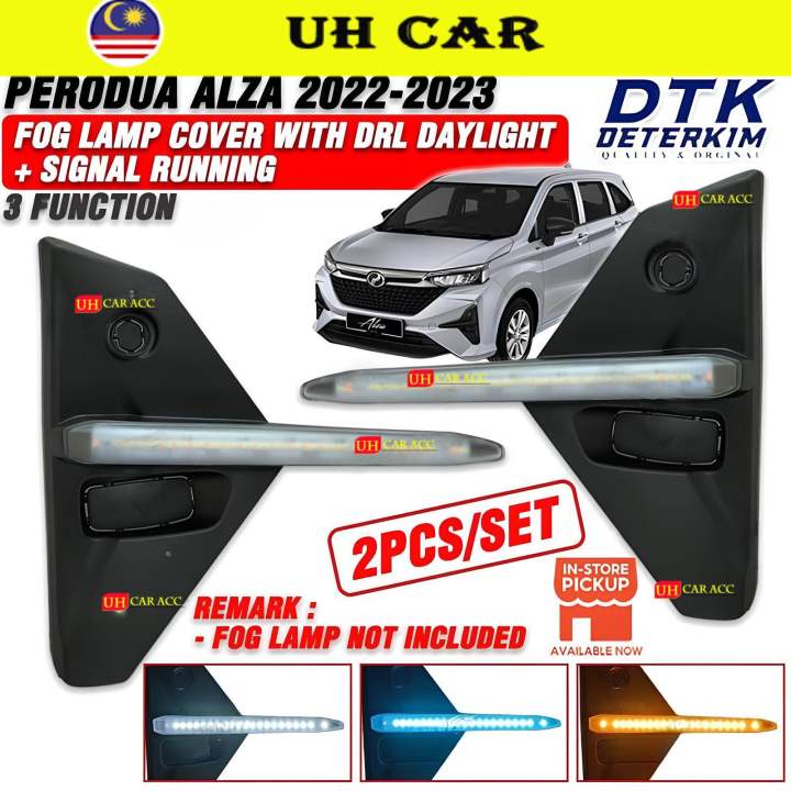 Perodua Alza 2022 2023 Front Bumper Led Drl Daylight Light Lamp Welcome ...
