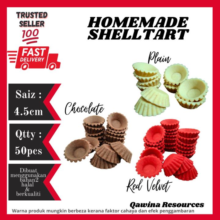 50PCS KULIT TART SHELLTART SAIZ 4.5CM | Lazada