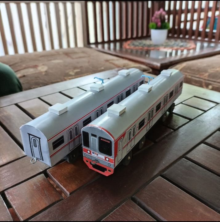 mainan set miniatur kereta Api indonesia isi 2 pcs | Lazada Indonesia