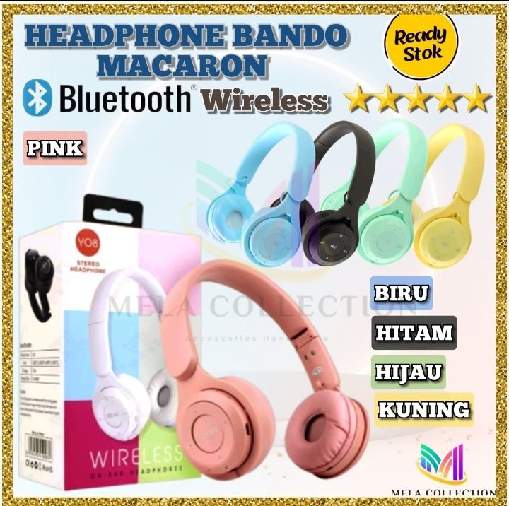 Headset Headphone Kabel Macaron Full Bass J18 Extra Bass With ...