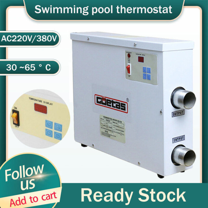 505/9/11/15/18KW 220V/380V Digital Swimming Pool & SPA Water Heater Electric Thermostat Hot Tub ...
