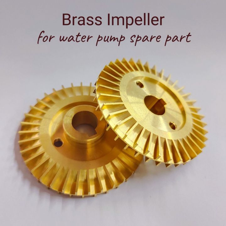 Brass Impeller for water pump spare part self hole double side | Lazada