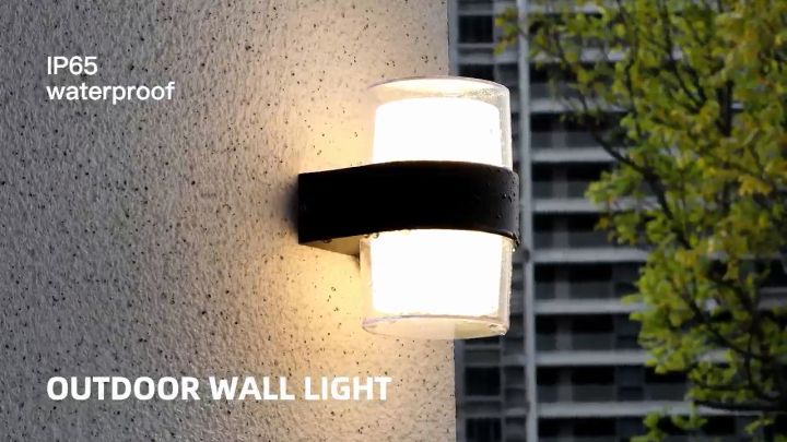 Modern Outdoor Wall Light Waterproof IP54/65 LED Wall Lamp Up Down Wall ...