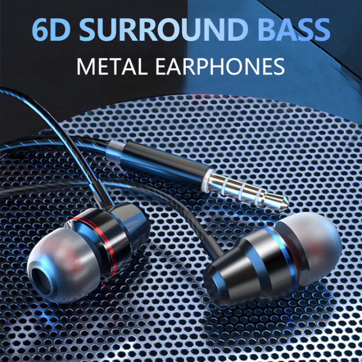 [Buy 1 Take 1] 4D Bass Metal Earphones HiFi Earphone Sport Waterproof ...