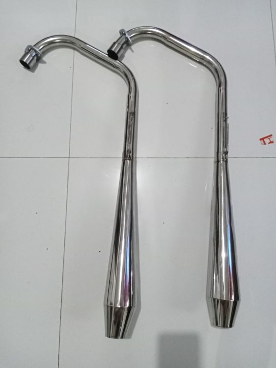Bullet Pipe for Motorstar 125/155 Pure Stainless | Lazada PH