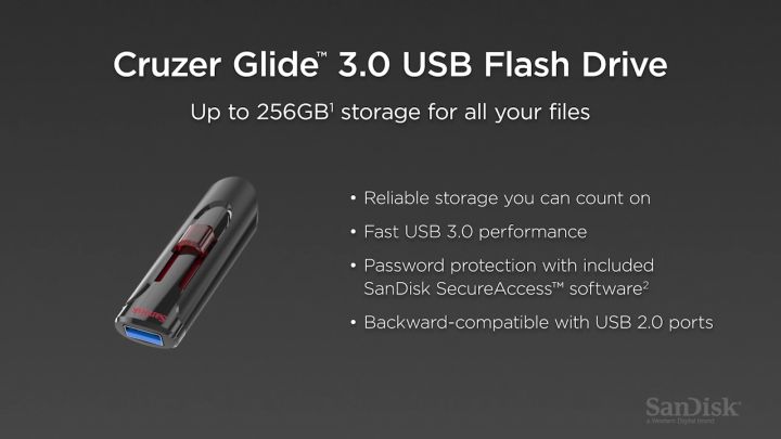 SanDisk Cruzer Glide™ 3.0 USB Flash Drive | Lazada Singapore
