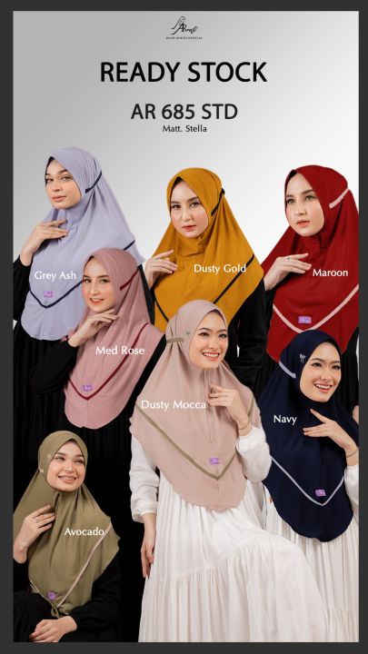 ANEKA PRODUK AR RAFI - READY🌷PROMO JILBAB INSTAN AR RAFI TERBARU ...