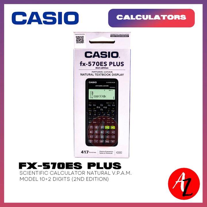 Casio Scientific Calculator FX-570ES Plus 2nd Edition | Lazada PH