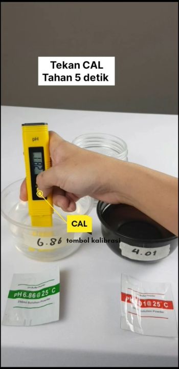 TDS EC PH Meter alat ukur parameter air kolam aquarium air minum ...