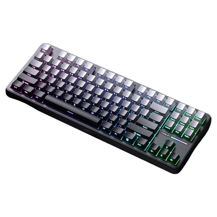 AULA | E-Sports Side Engraved Keycaps PBT Material Compatible with F87 ...