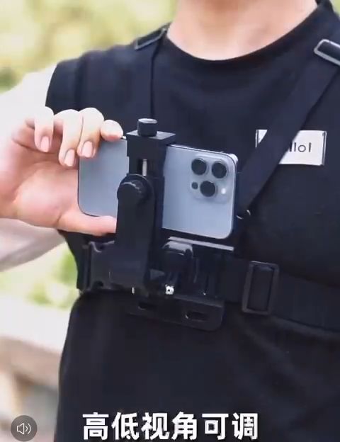 [KN ACC] TALI STRAP DADA HP MOUNT CHEST STRAP HP CLIP 1 SET VLOGGER ...
