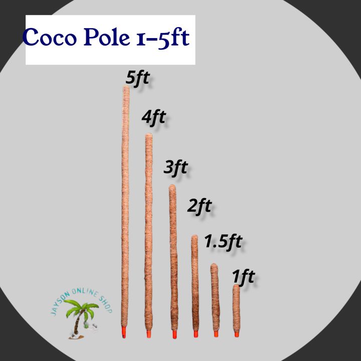 PVC Coco Pole 1-5ft is used for plant Support. {Used Material PVC Cut ...