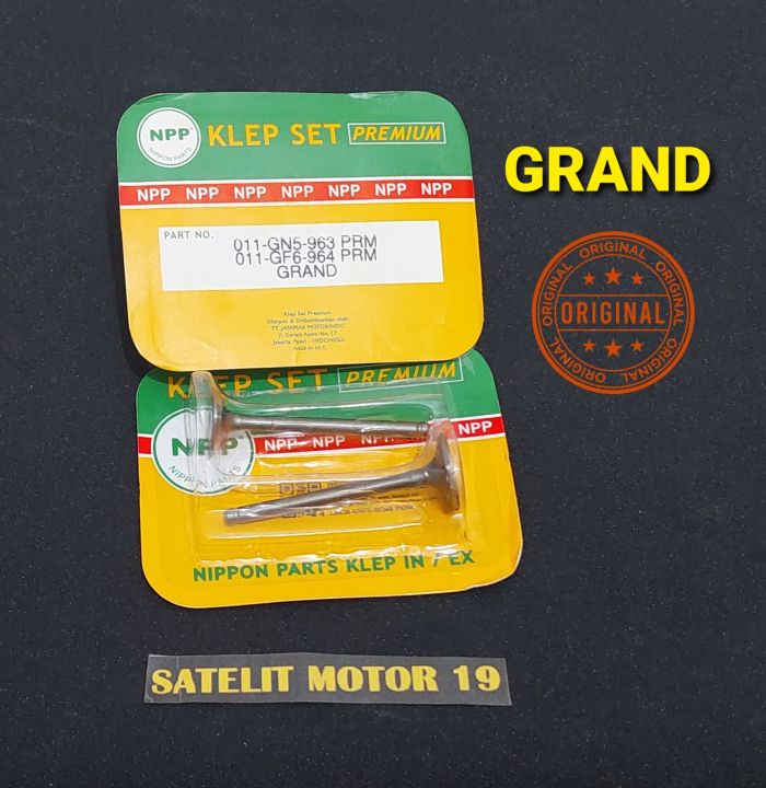 VALVE PAYUNG KLEP SET GRAND SUPRA PRIMA STAR ASTREA WIN 100 GN5 / GF6 ...