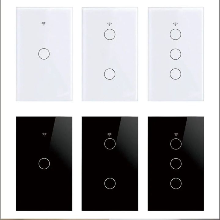 Touch Switch Tuya Smart Life Light WiFi Sensor Smart Switch App Remote ...