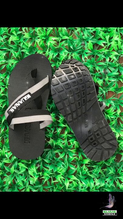 IGUANAS SANDALS CONNECTED STRAP SLIPPER SANDALS MENS (XENON GRAY ...