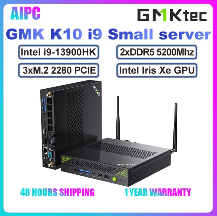 GMKtec K10 Intel 13th Core i9-13900HK Iris Xe Dual DDR5 3xM.2 2280 PCIe ...