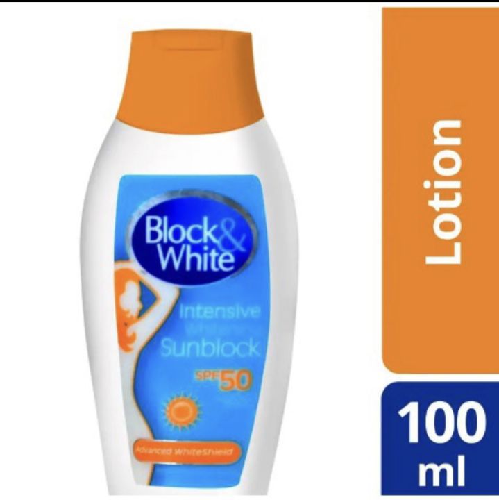 Block & white intensive whitening sunblock spf50(read description ...