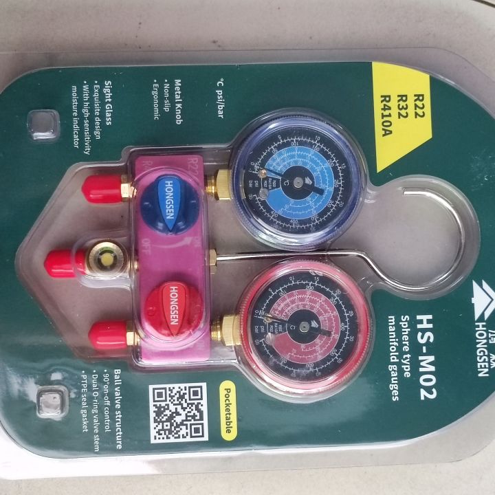 đồng hồ nạp gas đôi Hongsen HS-M02 không kèm dây | Lazada.vn