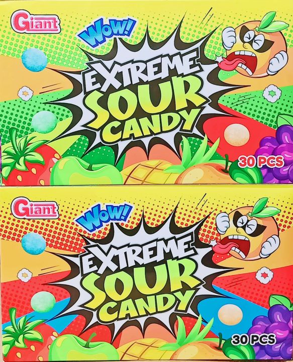 EXTREME SUPER SOUR CANDY | 30 PIECES | Lazada PH