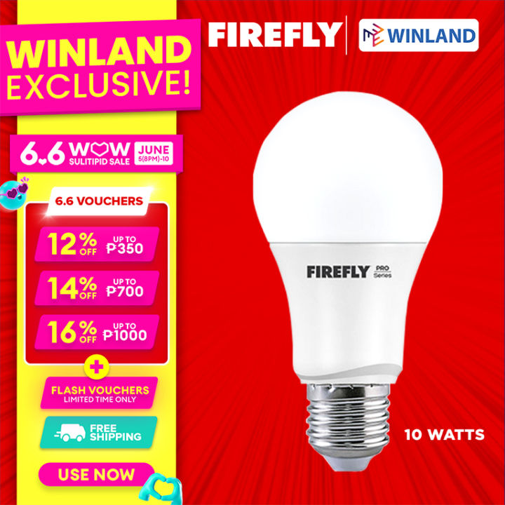 Firefly by Winland Pro Series LED Bulb Light Functional Motion Sensor ...