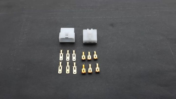 Socket + Skun Motor 6 PIN Besar - Soket Penyambung kabel Male Female ...