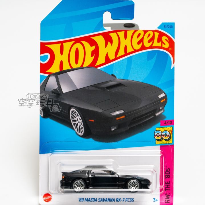 No. 51 '89 Mazda Savanna RX-7 Fc35 Mazda Black Hot Wheels Alloy Sports ...