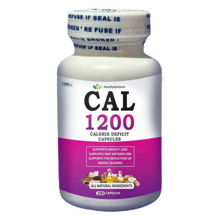 HealthyHorizons CAL 1200 Calorie Deficit Capsules Food Supplement ...