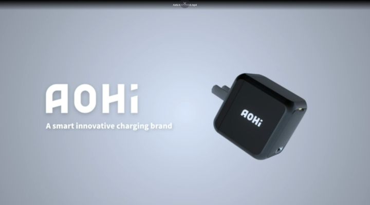 AOHI MAGCUBE 65W ที่ชาร์จความเร็วสูง GAN + PD พร้อมสายเคเบิล LED | Lazada.co.th