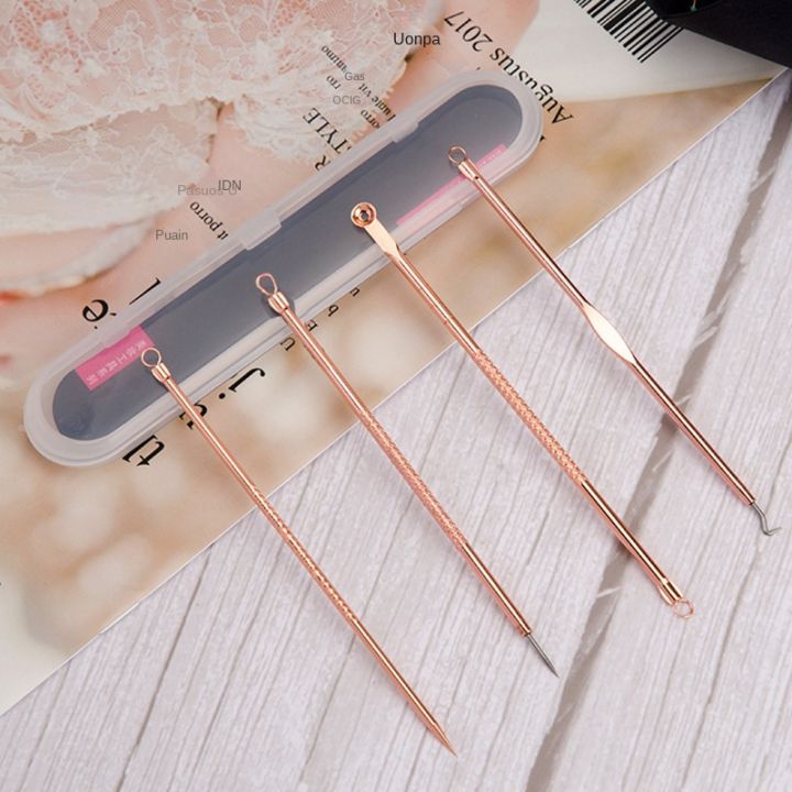 4-Piece Acne Needle Tool Set Non-Sensory Acne Breakout Extremely Fine ...