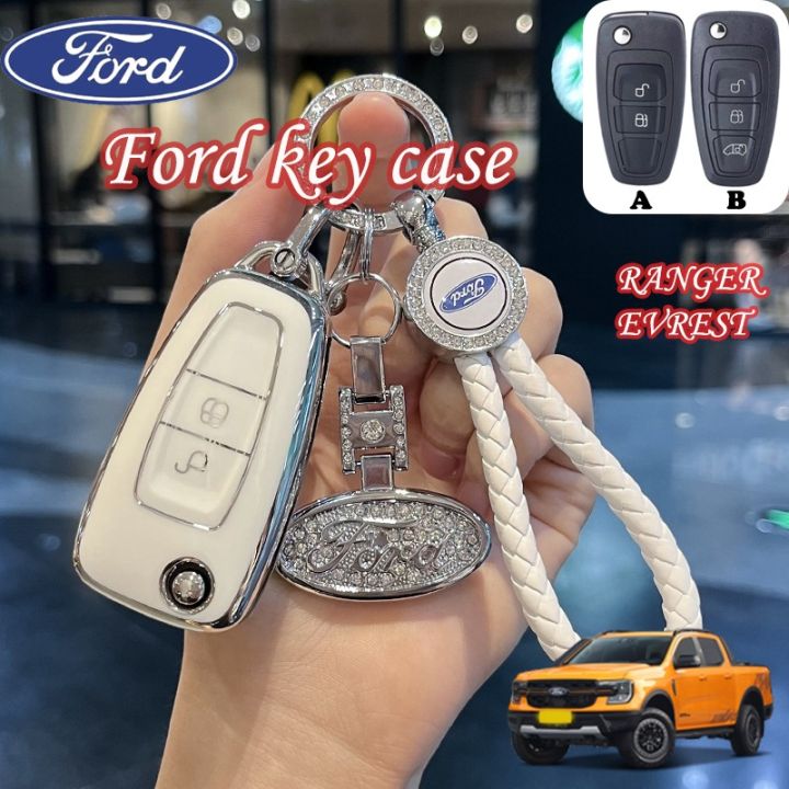 เคสกุญแจรีโมทรถยนต์ สําหรับ Ford Ford 2ปุ่ม 3ปุ่ม Ford RANGER EVEREST ...