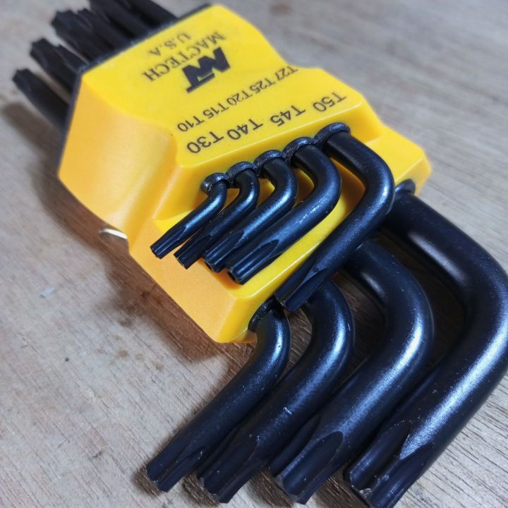 Allen wrench set 9pcs star type heavy duty tools | Lazada PH