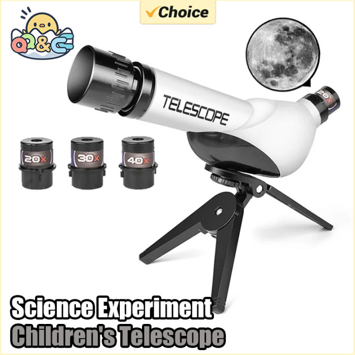 Children's Telescope for Kids 20-40X with Tabletop Tripod Science ...
