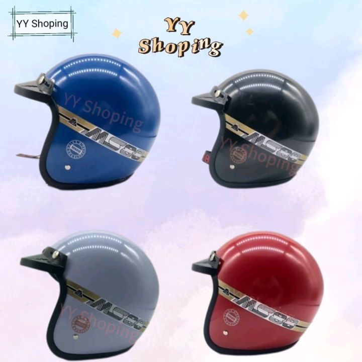 ORIGINAL MS88 HELMET TALI TULISAN MERAHSAFETY HELMET TOPI MOTOR MS 88 ...
