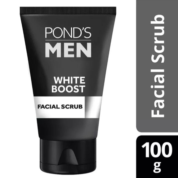 POND'S Men Bright Boost Facial Scrub 100ml | Lazada Indonesia